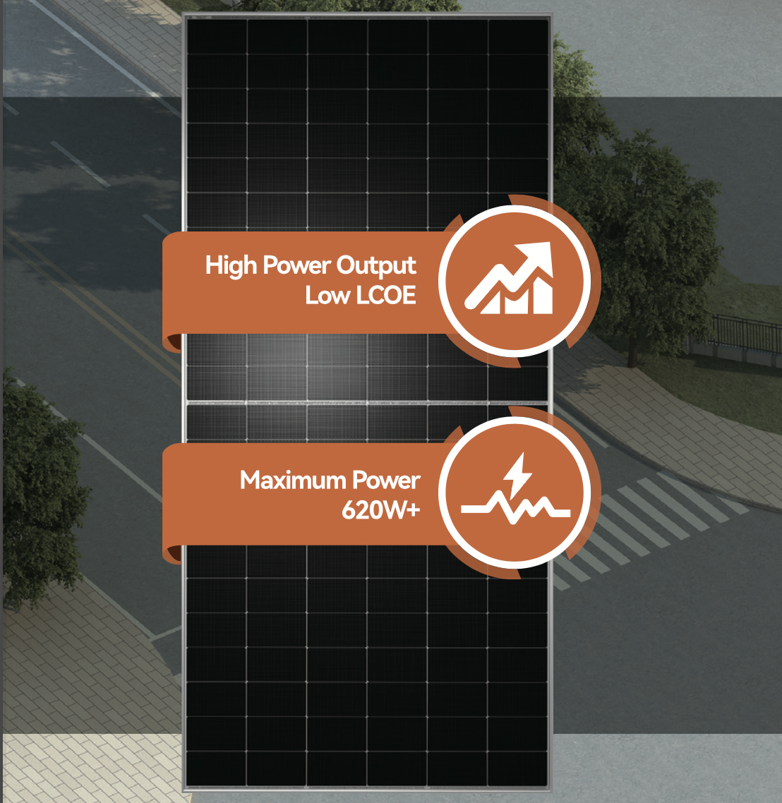 Солнечная панель TW Solar 620W bifacial – BaiHai Solar